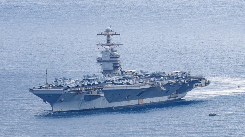 USS Gerald R. Ford, world's largest aircraft carrier involved in Iran ...