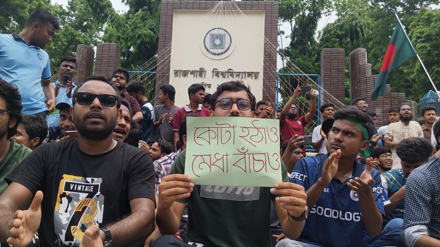 Quota protests: University students briefly block major highways | The ...