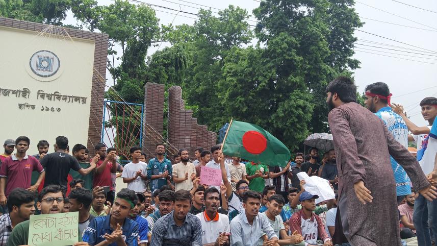 Quota protests: University students briefly block major highways | The ...