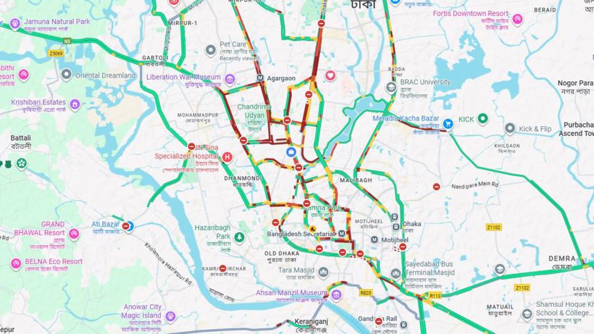 Metro rail services fully resume with reopening of Shahbagh–Agargaon ...