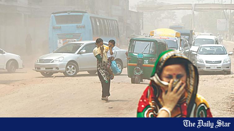 Dhaka air dusty and deadly | The Daily Star