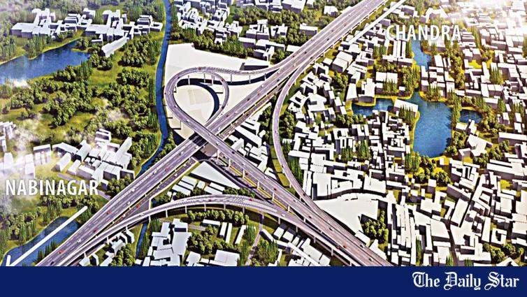 Dhaka-Ashulia Elevated Expressway: Huge interchange to keep traffic ...