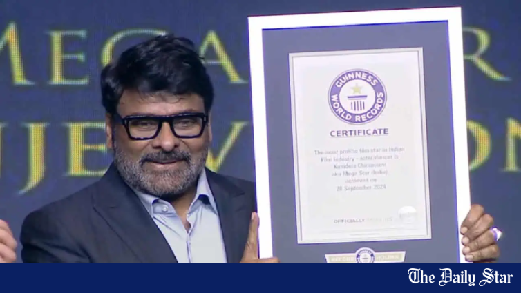 Chiranjeevi secures Guinness World Records as India’s most prolific ...