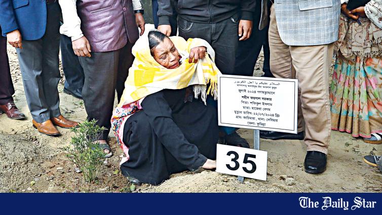 ‘At least now my son knows where his father rests’ | The Daily Star